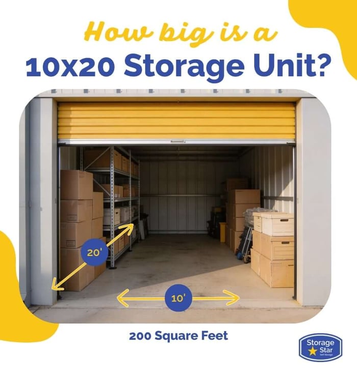 10x20 Storage Unit: How Big Is It & What Fits?