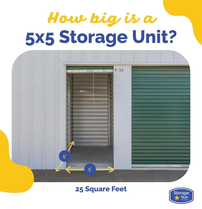 5x5 Storage Unit: What Fits? What Doesn't?